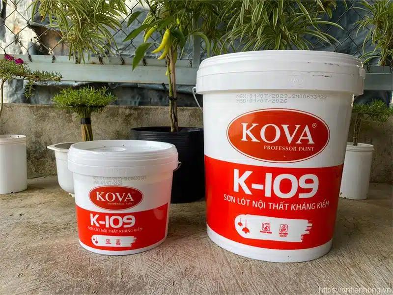 Sơn Kova K109 - Lớp lót kháng kiềm cho nội thất bền đẹp - Phước Phan Coatings